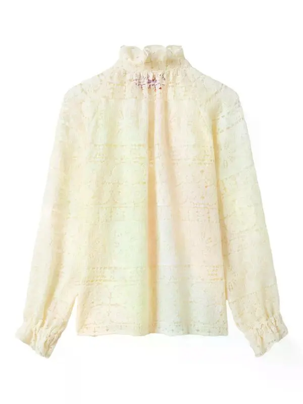 La DoubleJ Ruffled Blouse