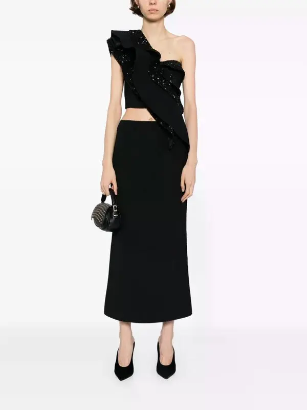 Maticevski Antenna Pencil Skirt - Black