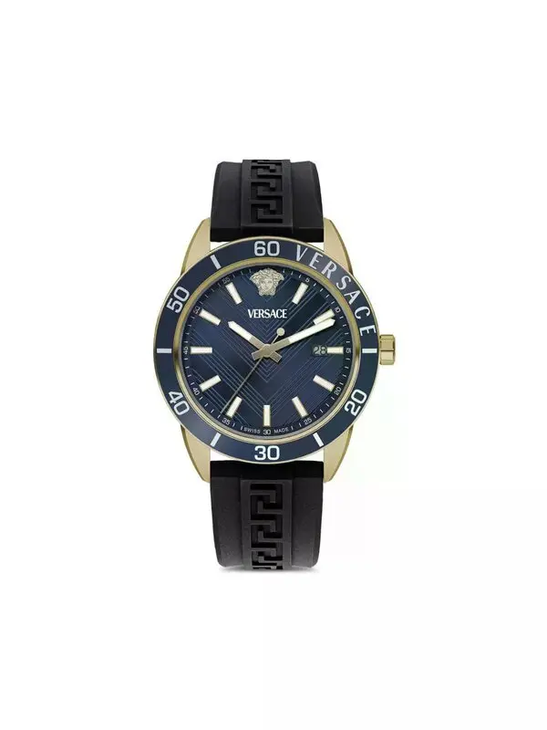 Versace Greca Urban 43mm Strap Watch - Blue