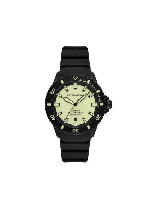 Emporio Armani 42mm Automatic Bracelet Watch - Green