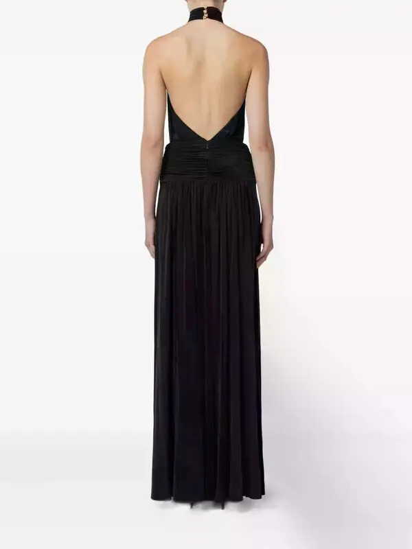 Elisabetta Franchi Draped Maxi Dress