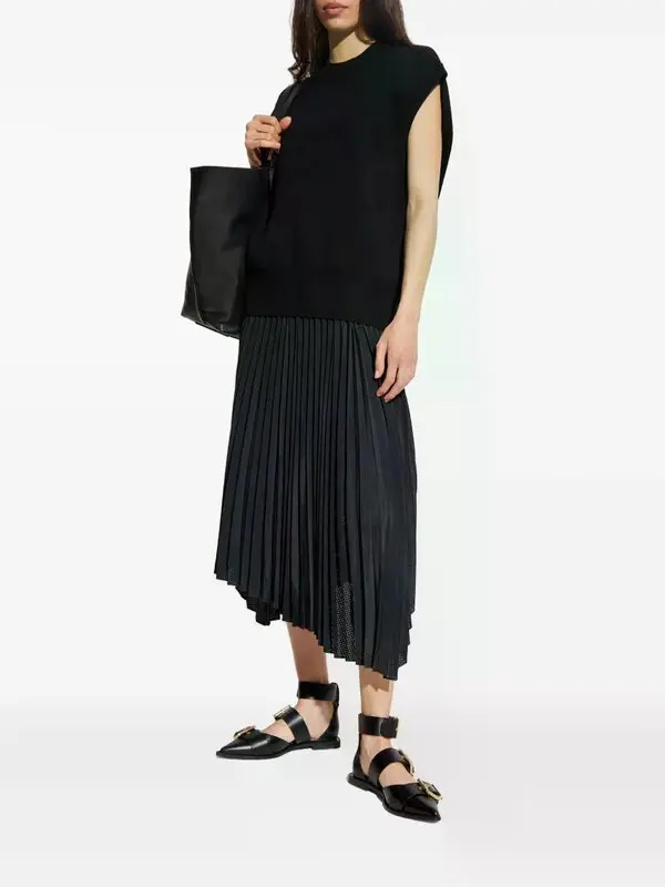 ALLSAINTS Pleated Midi Dress