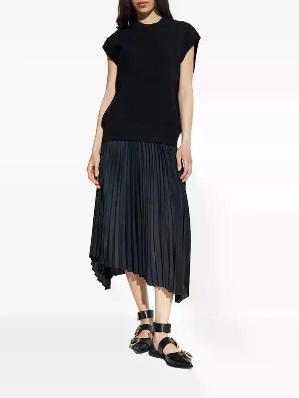 ALLSAINTS Pleated Midi Dress