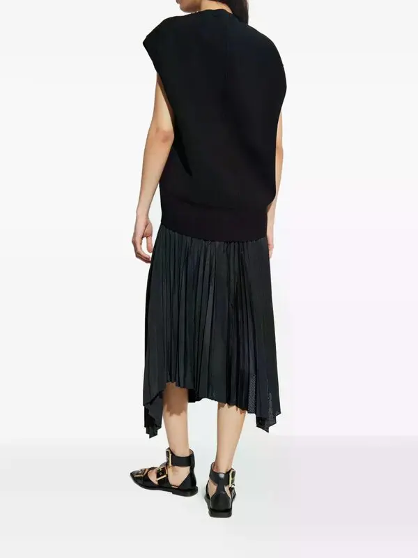 ALLSAINTS Pleated Midi Dress