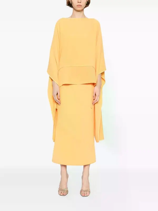 Maticevski Antenna Pencil Skirt - Yellow