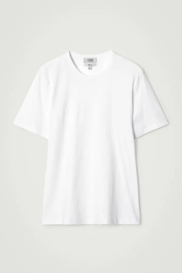 Cos Regular Brushed-cotton Shirt - White