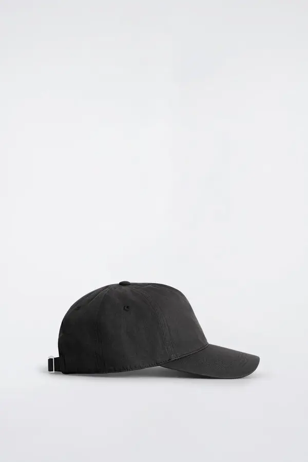 Cos Cotton-twill Baseball Cap - Black