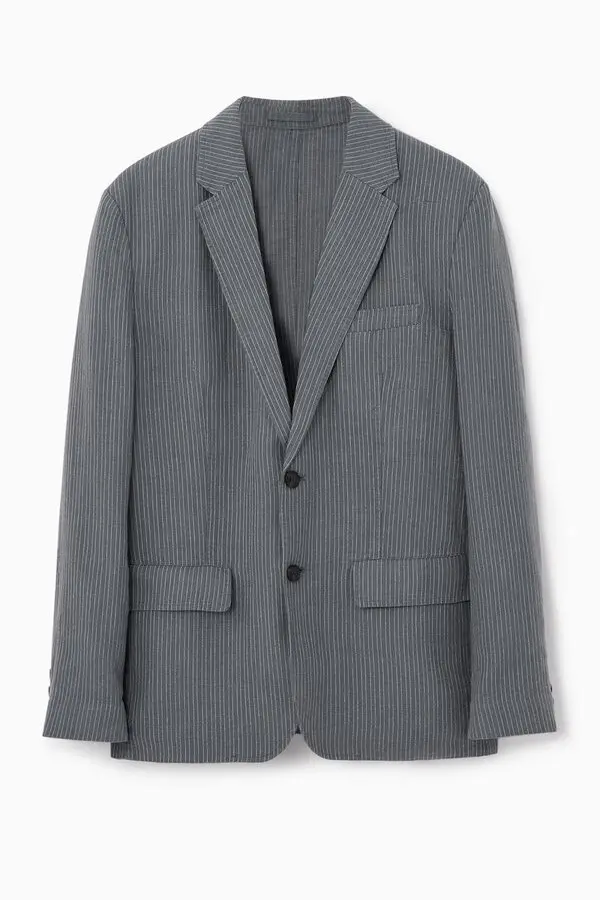 Cos Unstructured Linen Blazer