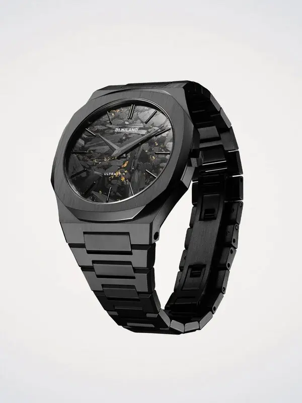 D1 MILANO Stainless Steel Chronograph Watch - Black
