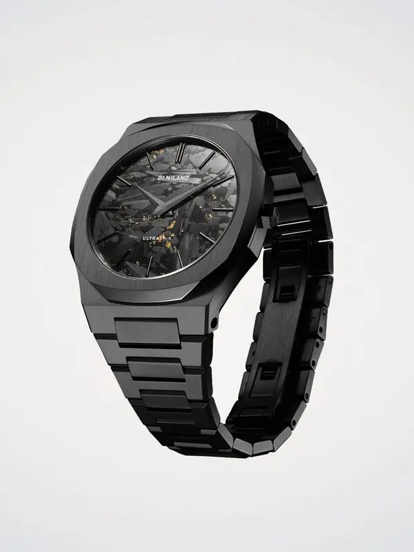 D1 MILANO Stainless Steel Chronograph Watch - Black