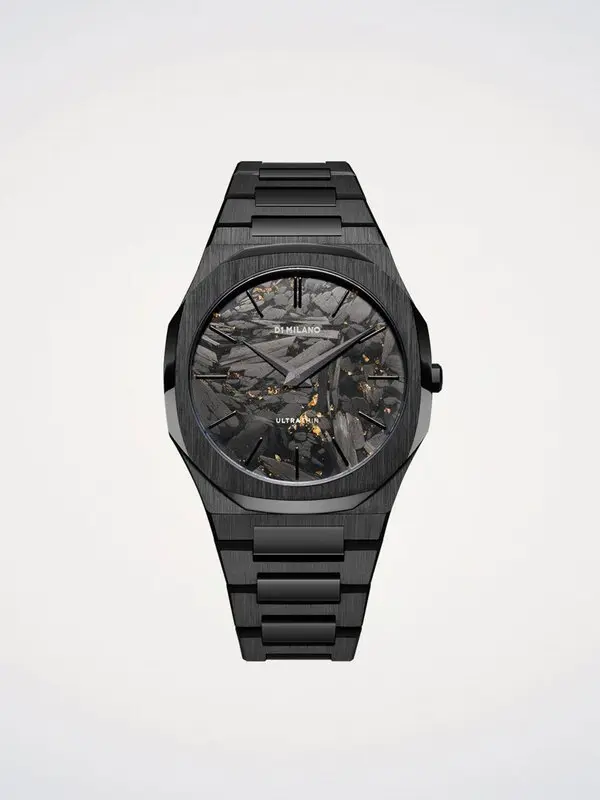 D1 MILANO Stainless Steel Chronograph Watch - Black