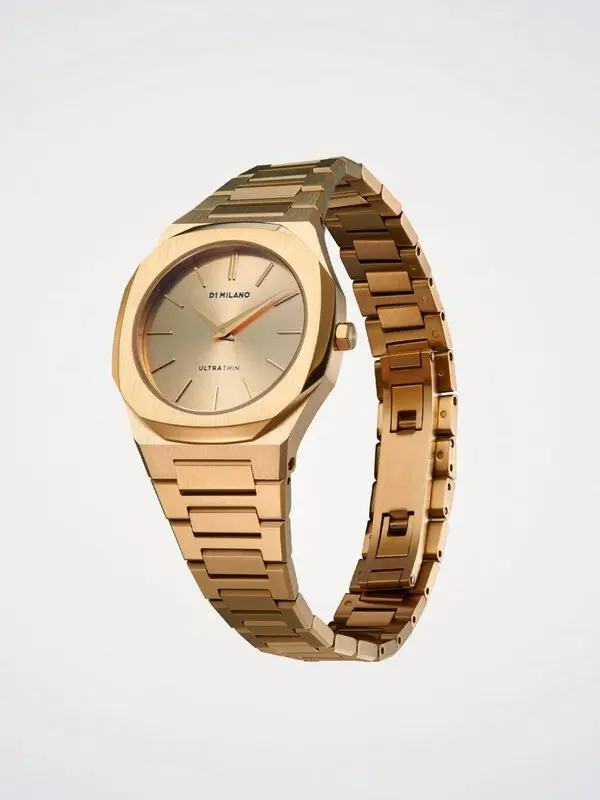 D1 MILANO Ultra Thin Watch - Gold
