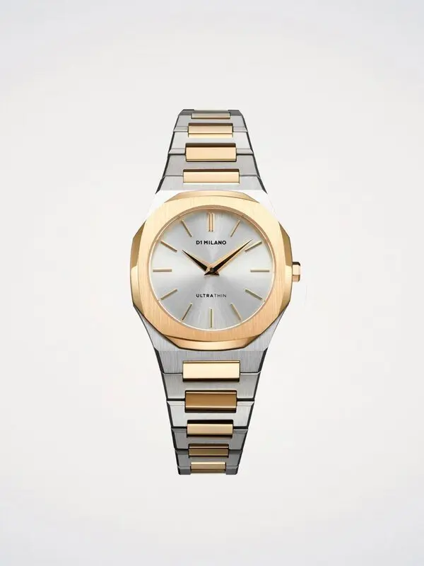 D1 MILANO Two Tone Stainless Steel Watch - Silver