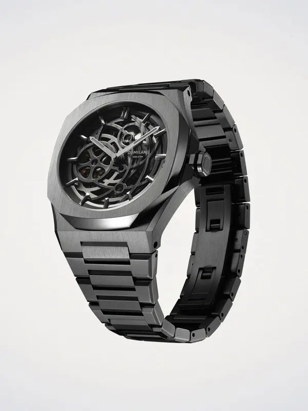 D1 MILANO Skeleton Automatic Watch - Grey