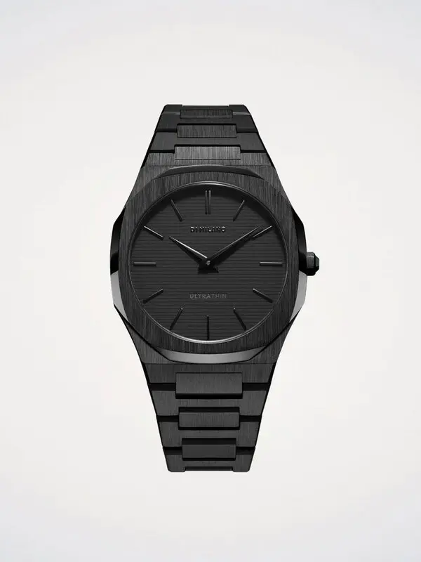 D1 MILANO Ultra Thin Watch - Black