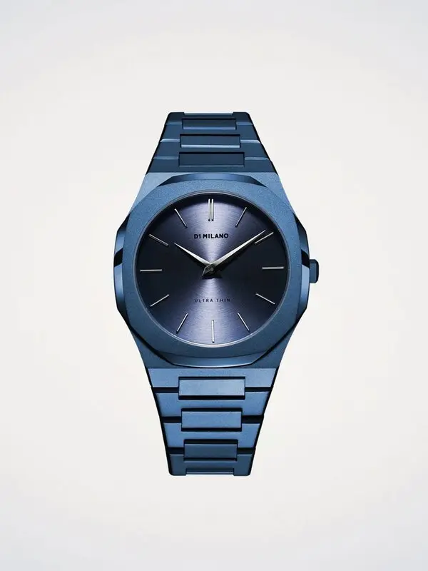 D1 MILANO Stainless Steel Ultra Thin Watch - Blue