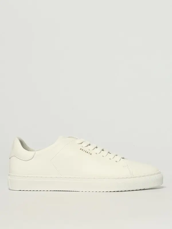 Axel Arigato Clean 90 Low Top Smooth Leather Sneakers - White