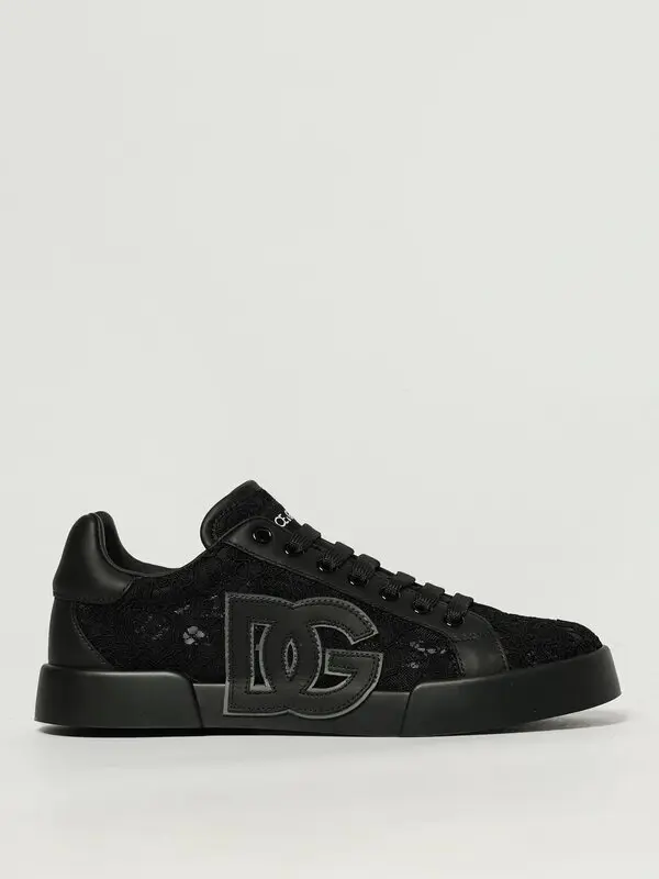 Dolce & Gabbana Lace Up Sneakers - Black