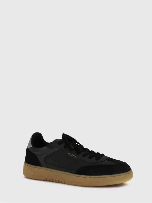 Axel Arigato Dice T-toe Calf Leather And Suede Sneakers - Black