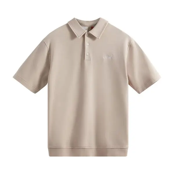 Kith Crystal Washed Graham Polo - Brown