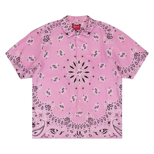 Supreme Bandana Silk Short-sleeve Shirt
