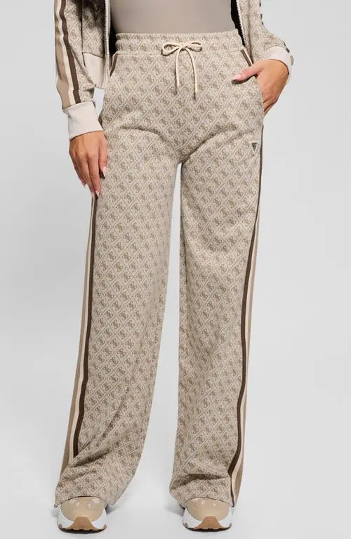 Guess Logo Straight-leg Drawstring Pants