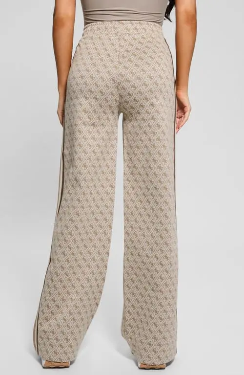 Guess Logo Straight-leg Drawstring Pants