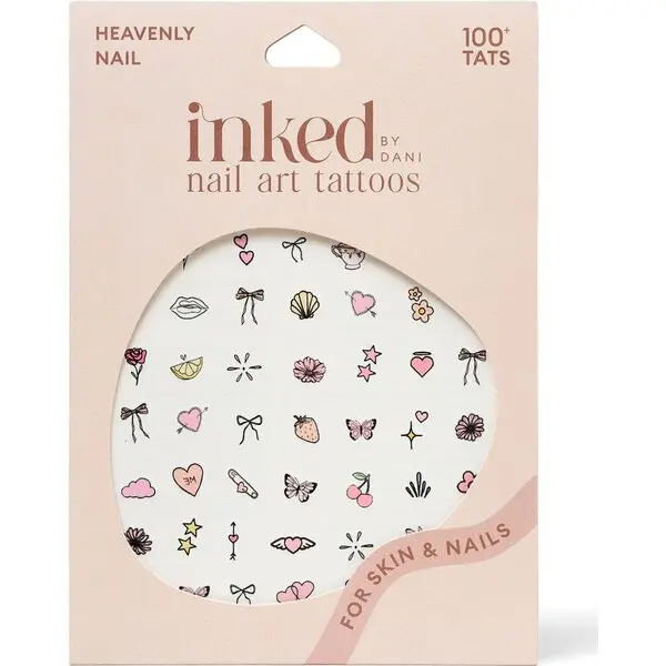 INKED BY DANI Heavenly Nail Art Tempory Tattoos - Multi