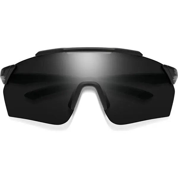 SMITH Ruckus Oversized Shield Sunglasses - Matte Black / Black