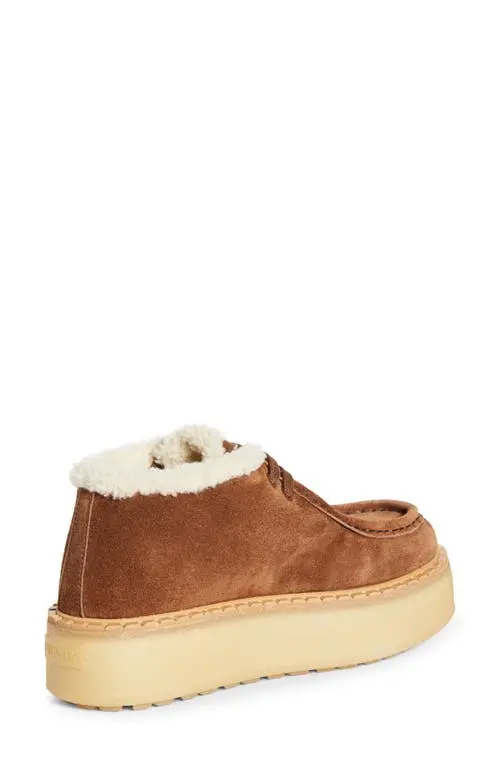Prada Shearling Derby Bootie
