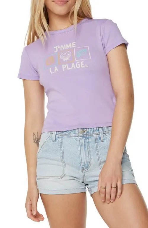 Roxy J'aime La Plage Graphic Baby Tee