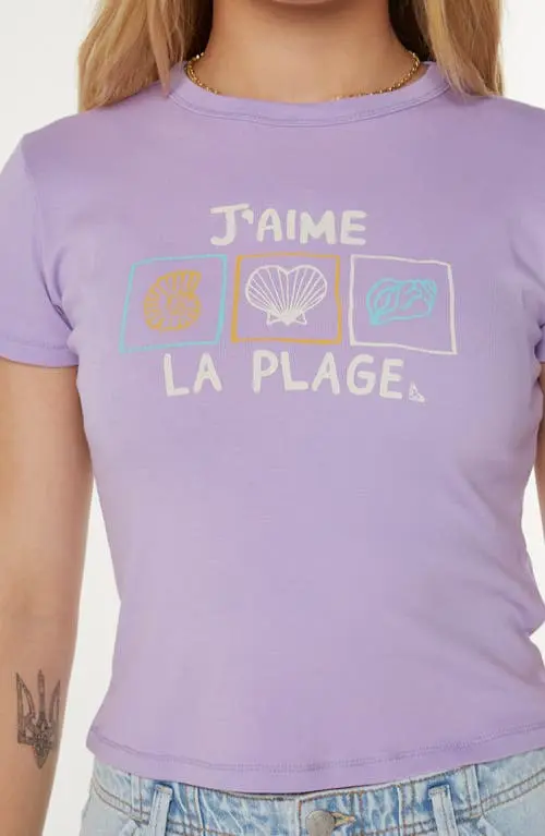 Roxy J'aime La Plage Graphic Baby Tee