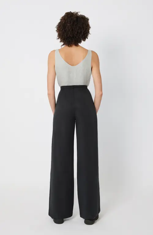 AAM THE LABEL Tall Wide Leg Pant For Full Hips - Night