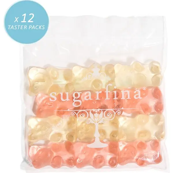SUGARFINA Champagne Bears 12-pack Candy Taster Packets - No Color