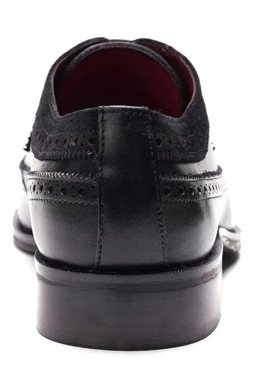 CARLOS BY CARLOS SANTANA Felix Wingtip - Black Leather
