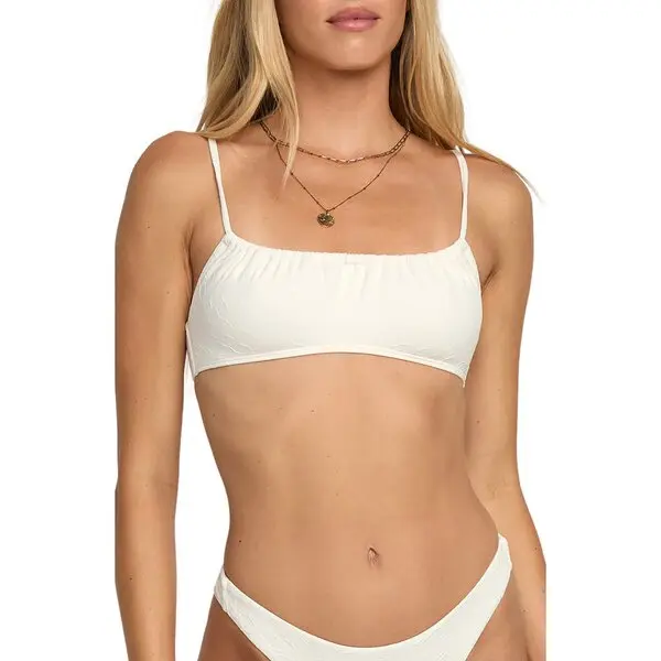 BILLABONG Wander Mila Bralette Bikini Top - Salt Crystal
