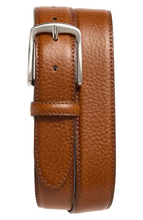 Nordstrom Leland Leather Belt - Cognac
