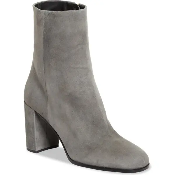 Prada Block Heel Bootie - Nebbia