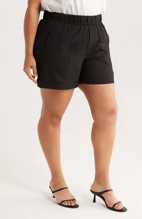 Wit & Wisdom Skyrise Patch Pocket Shorts - Black