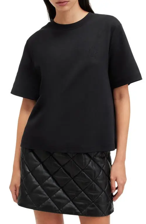 ALLSAINTS Lisa Cotton Crewneck T-shirt - Black