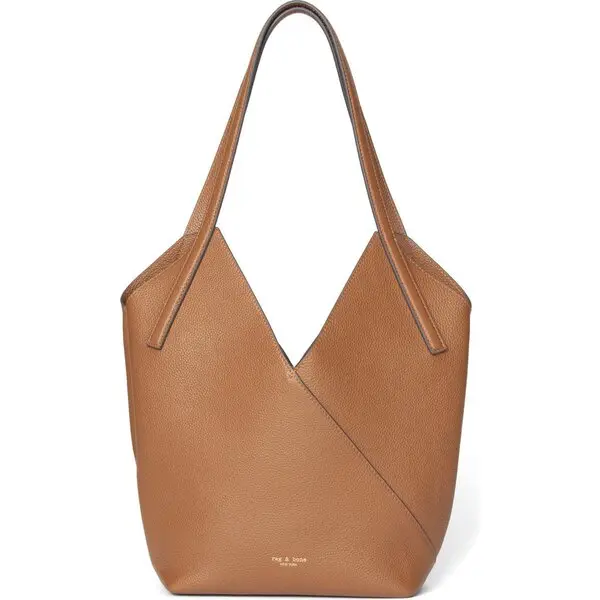 Rag & Bone Alix Leather Tote - Cognac