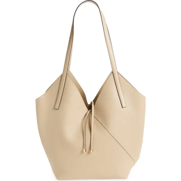 Rag & Bone Alix Leather Tote - Oatmilk