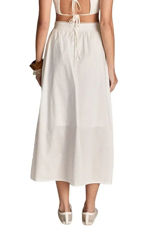 English Factory Lace Midi Skirt