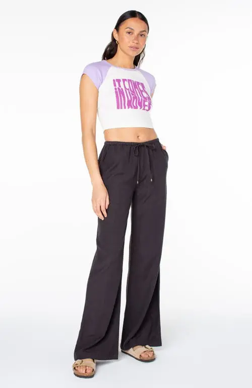 Roxy Graphic Cropped T-shirt