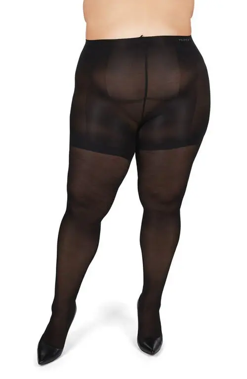MEMOI Lustre Shaper Tights - Black