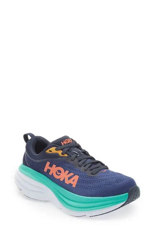 HOKA® Bondi Running Shoe - Outer Space/bellwether Blue