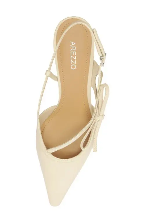 AREZZO Tessa Pointed Toe Slingback Pumps