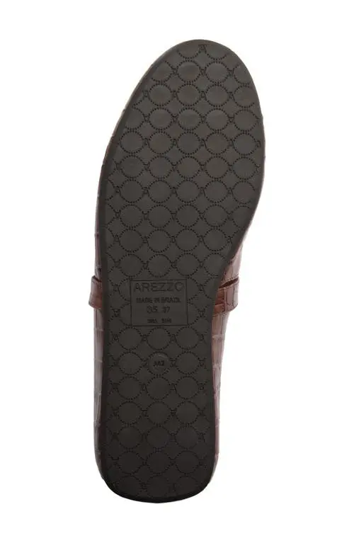 AREZZO Erica Croc Embossed Ballet Flat