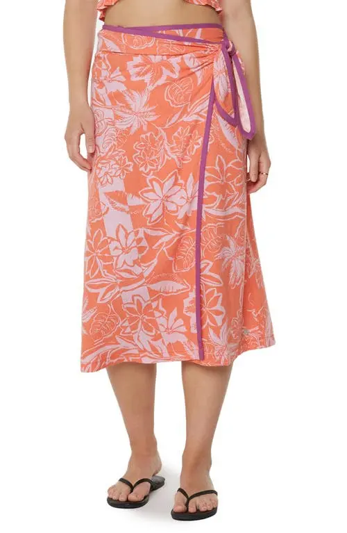 Roxy Palma Floral Wrap Skirt