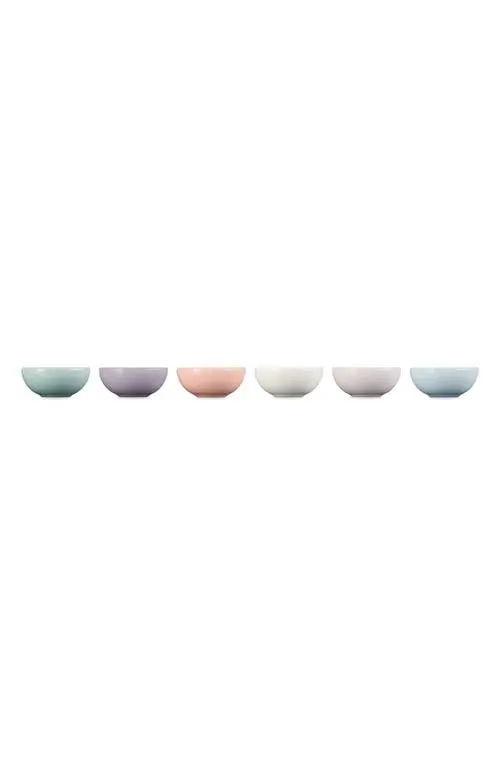 LE CREUSET Vancouver Set Of 6 Stoneware Pinch Bowls